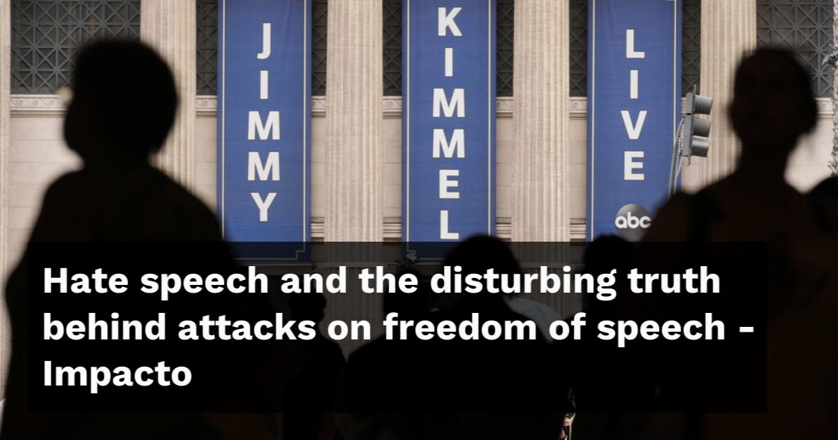 Hate speech and the disturbing truth behind attacks on freedom of ...