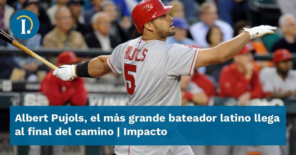 Albert Pujols, el más grande bateador latino llega al final del camino - Impacto