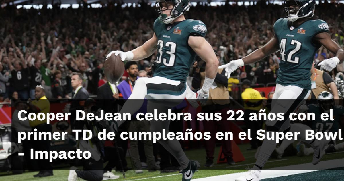 Cooper DeJean celebra sus 22 años con el primer TD de cumpleaños en el ...