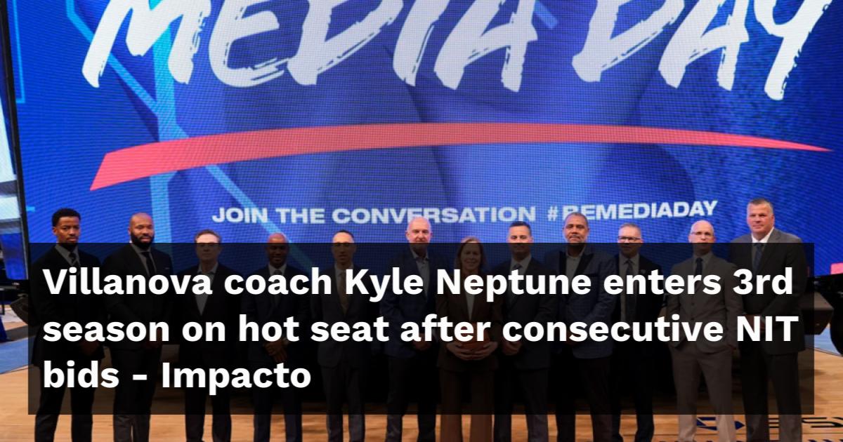 Villanova coach Kyle Neptune enters 3rd season on hot seat after ...