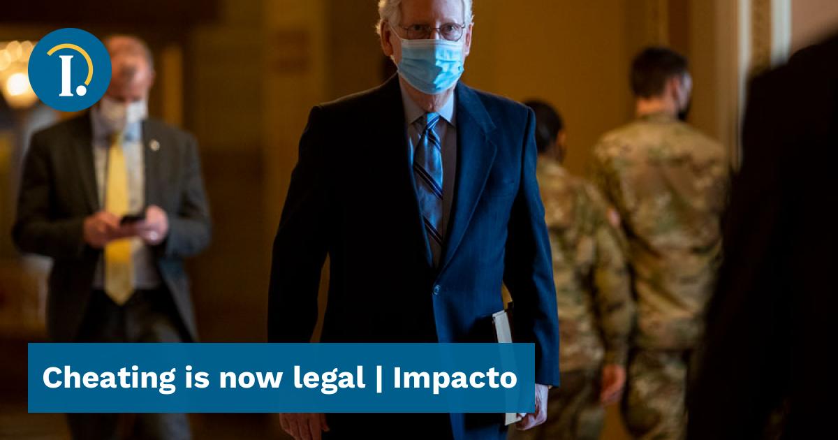 Cheating is now legal - Impacto