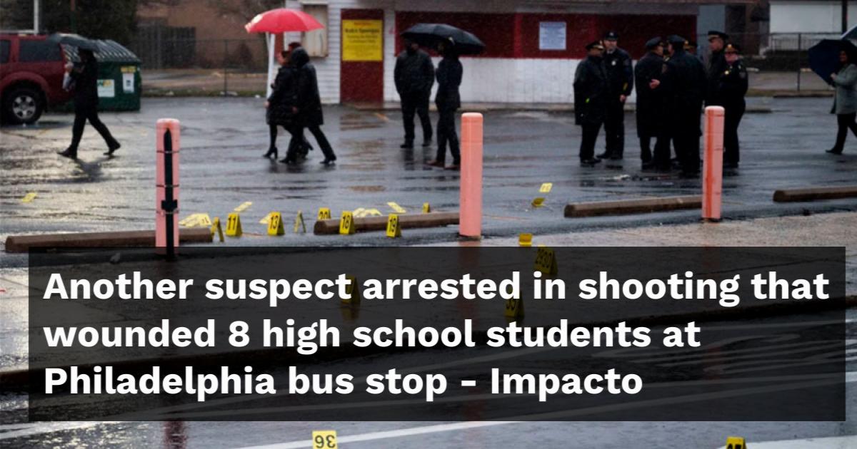 Another suspect arrested in shooting that wounded 8 high school ...