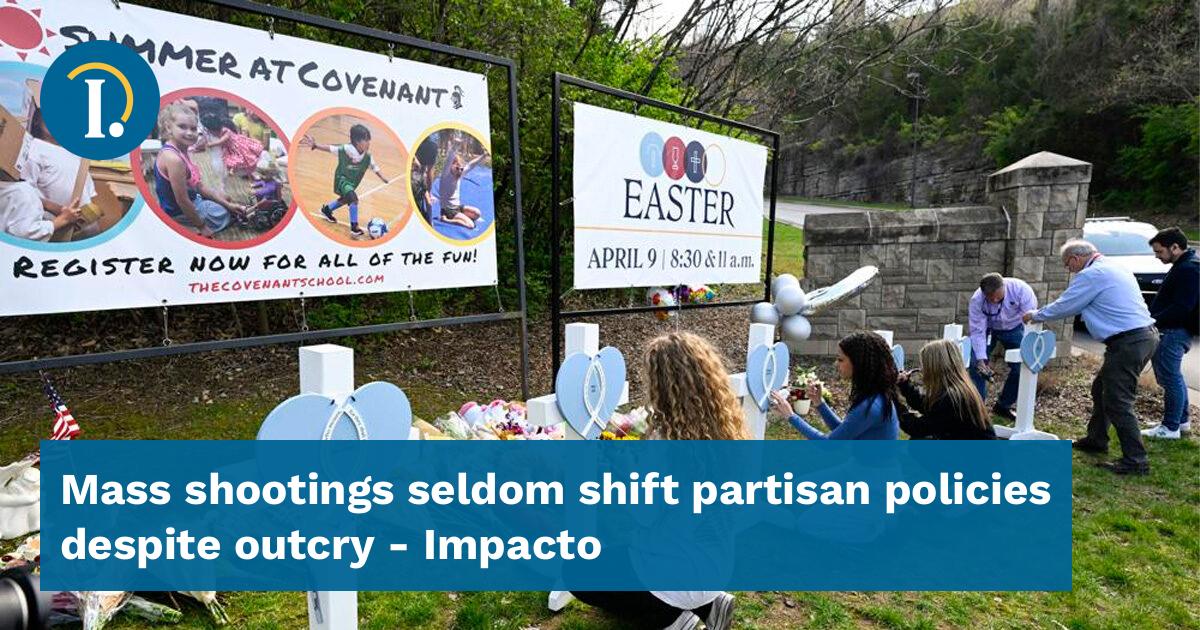 Mass shootings seldom shift partisan policies despite outcry - Impacto