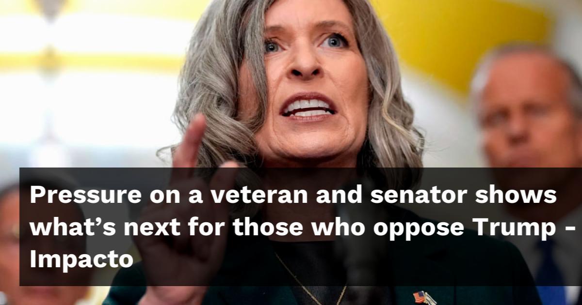 Pressure on a veteran and senator shows what's next for those who ...