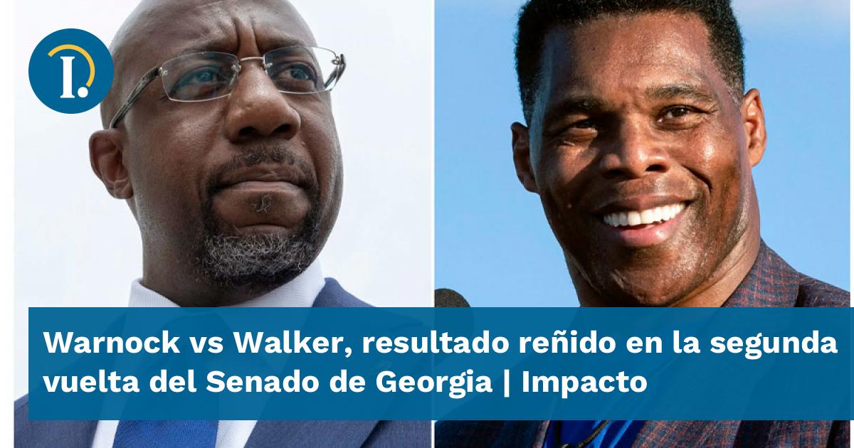 Warnock vs Walker, resultado reñido en la segunda vuelta del Senado de ...
