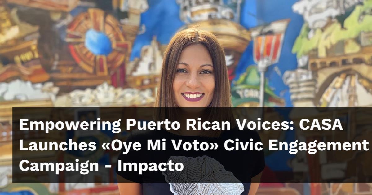 Empowering Puerto Rican Voices: VoicesLaunches