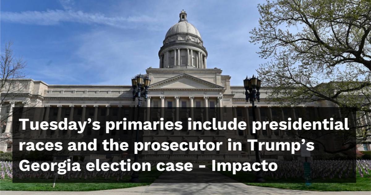 Tuesday's primaries include presidential races and the prosecutor in ...