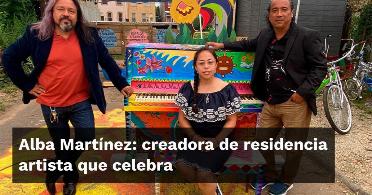 Alba Martínez: creadora de residencia artista que celebra