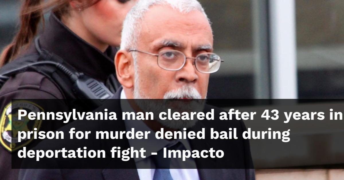 Pennsylvania man cleared after 43 years in prison for murder denied ...