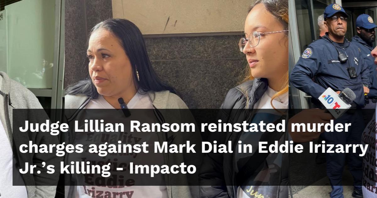 Judge Lillian Ransom reinstated murder charges against Mark Dial in ...