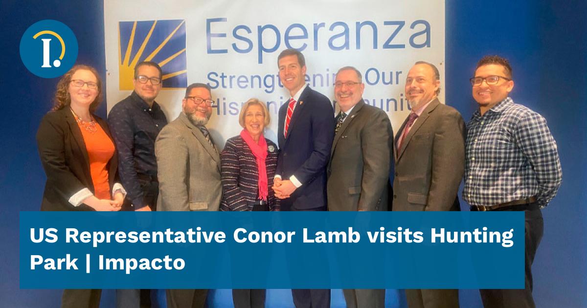 US Representative Conor Lamb visits Hunting Park - Impacto
